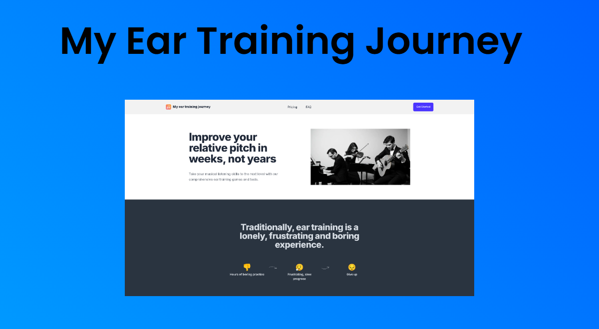 My ear training journey - Relative pitch training games